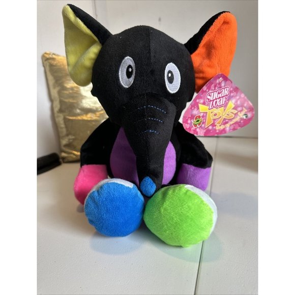 Kellytoy | Toys | Kellytoy Elephant Plush 25 14 Black Multicolored With ...
